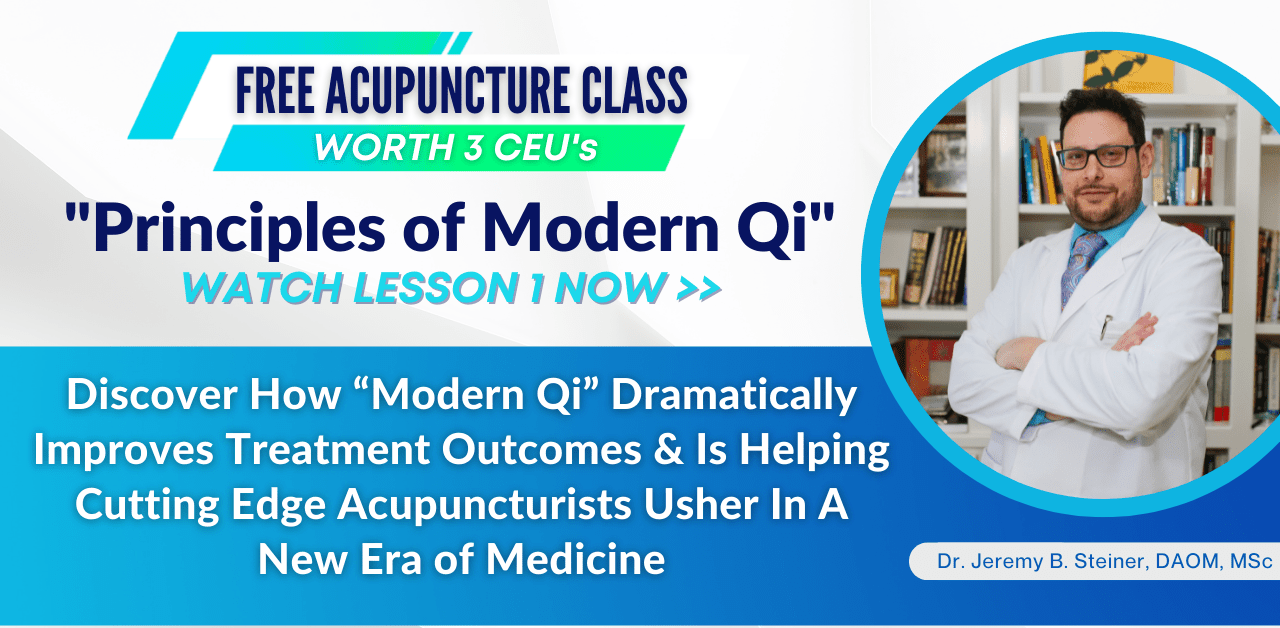 Free CEU Class For Acupuncturists
